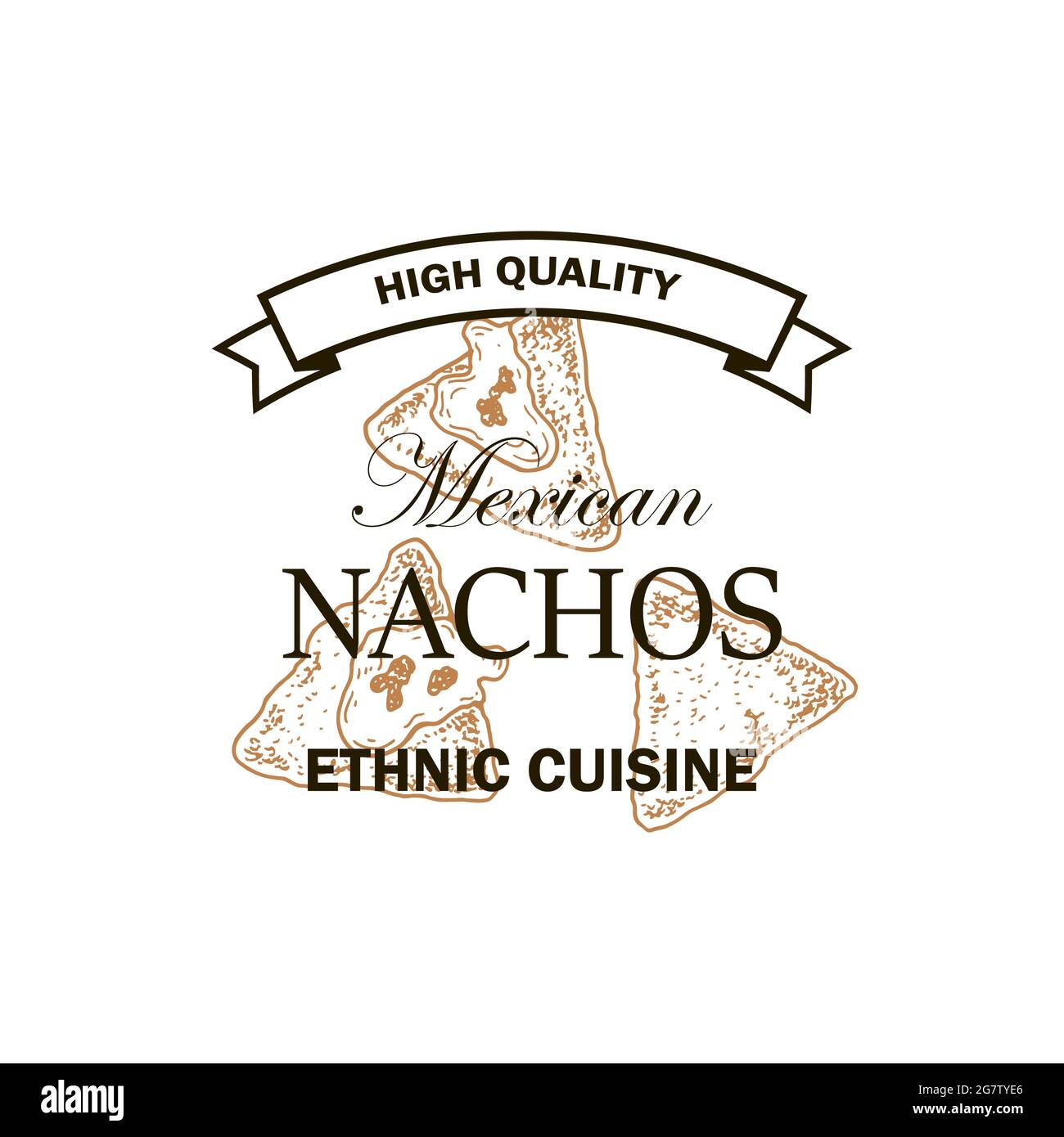 Hand drawn chips in Stock Vector Images - Alamy