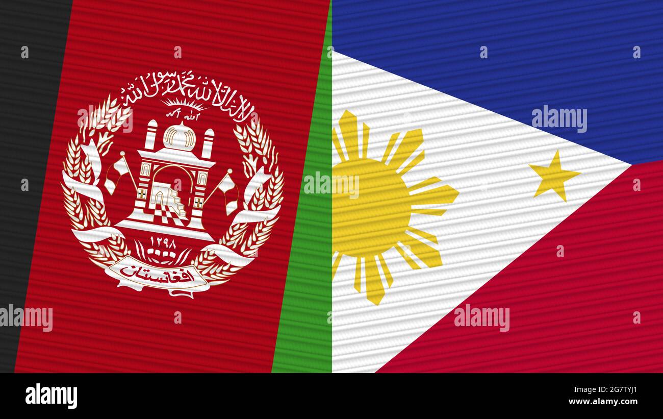 Philippines afghanistan flags 3d hi-res stock photography and images ...