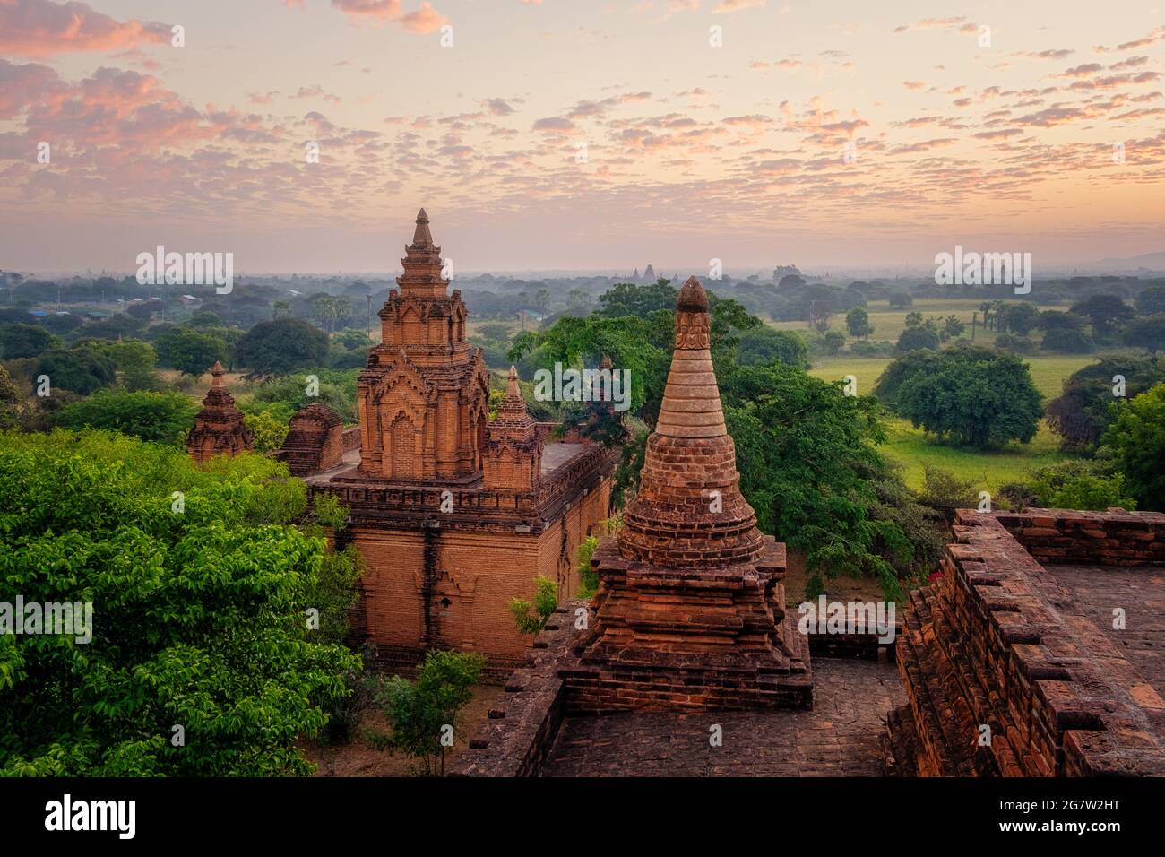 Bagan Myanmar, Pagodas, and temples of Bagan, in Myanmar, formerly ...