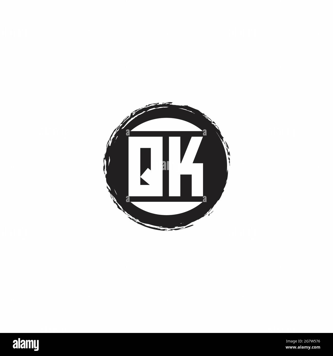 Qk logos Stock Vector Images - Alamy