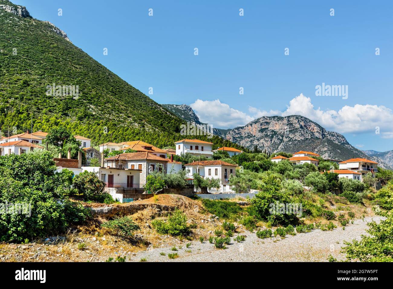 View of leonidio village hi-res stock photography and images - Alamy
