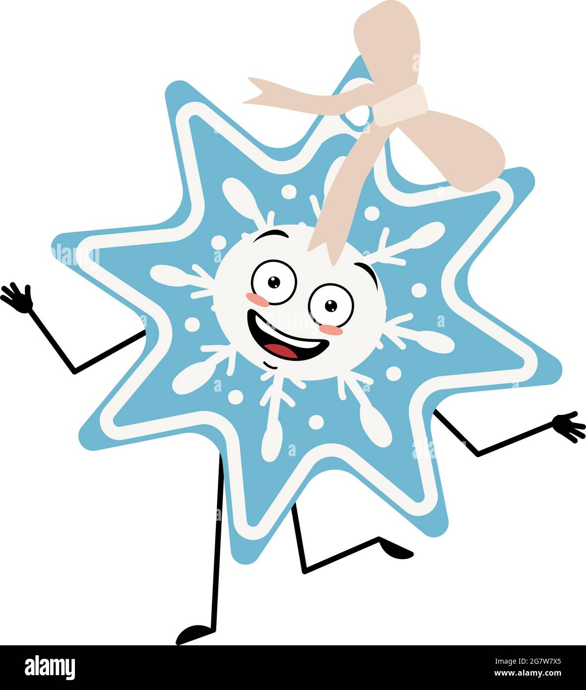 Emoticon snowflake Cut Out Stock Images & Pictures - Alamy