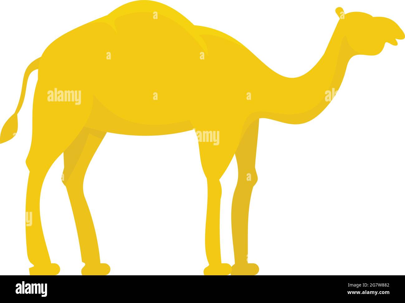 Egypt camel icon. Flat illustration of Egypt camel vector icon isolated ...