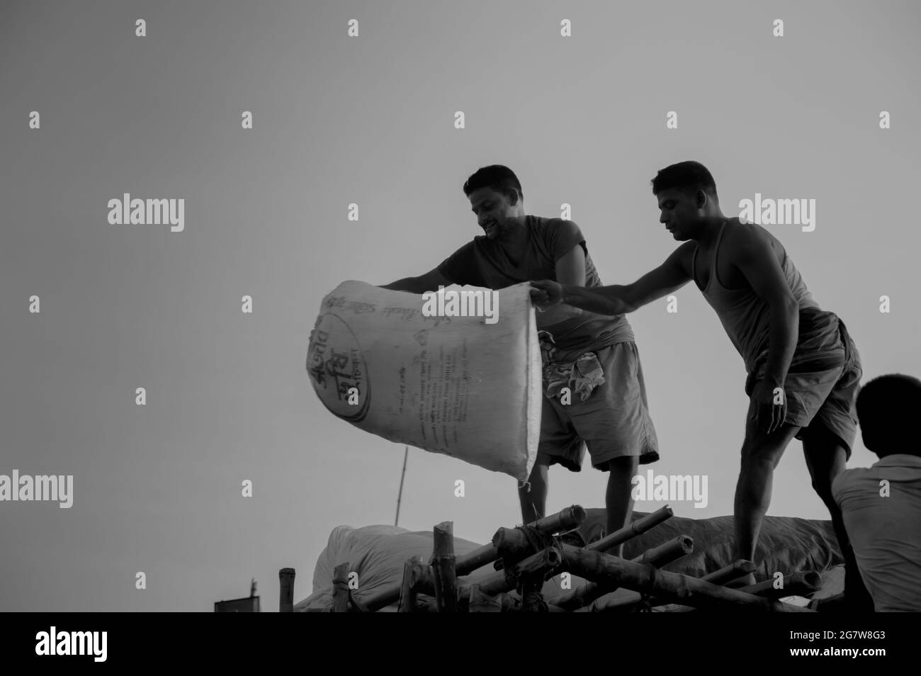 Market barbecue Black and White Stock Photos & Images - Alamy