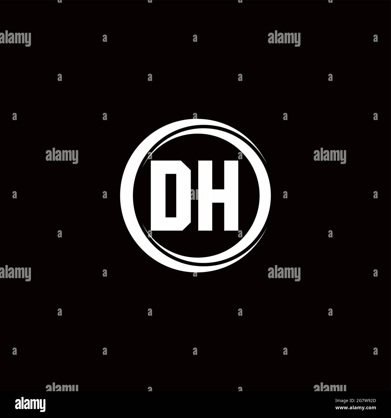 Dh logos Stock Vector Images - Alamy
