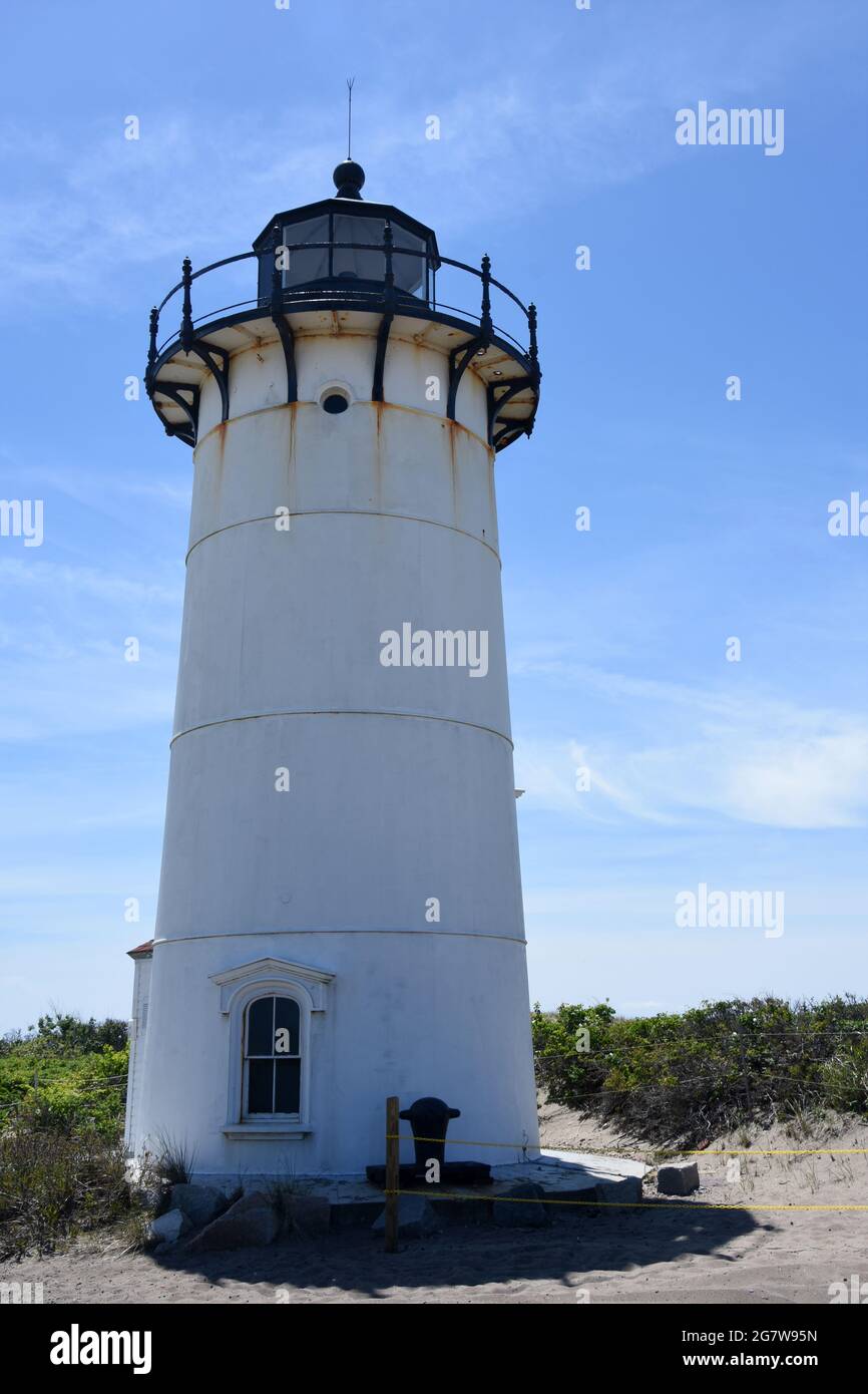 Race Point Lighthouse Tower on the outer cape Stock Photo - Alamy