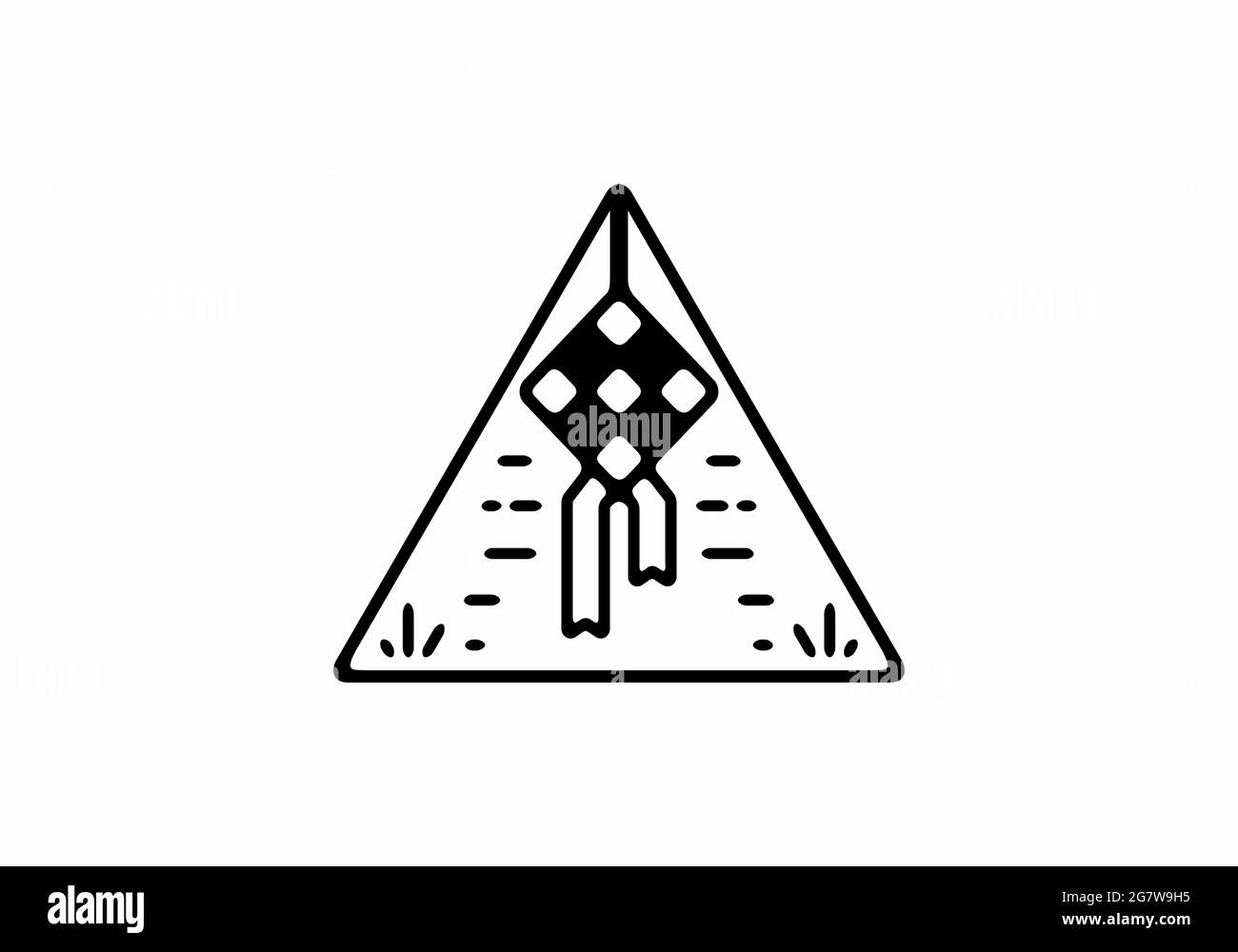 Triangle with line Cut Out Stock Images & Pictures - Alamy