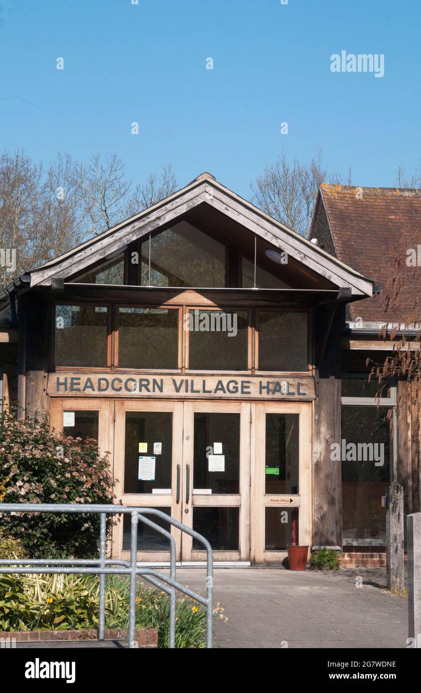 HEADCORN Village Hall Kent Stock Photo - Alamy