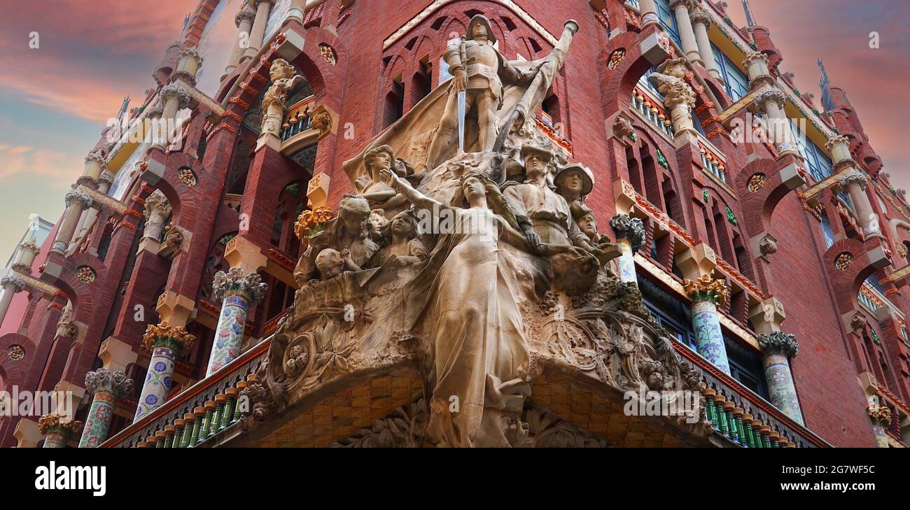 Palau de la Musica Catalana (Palace of Catalan Music) listed as World ...