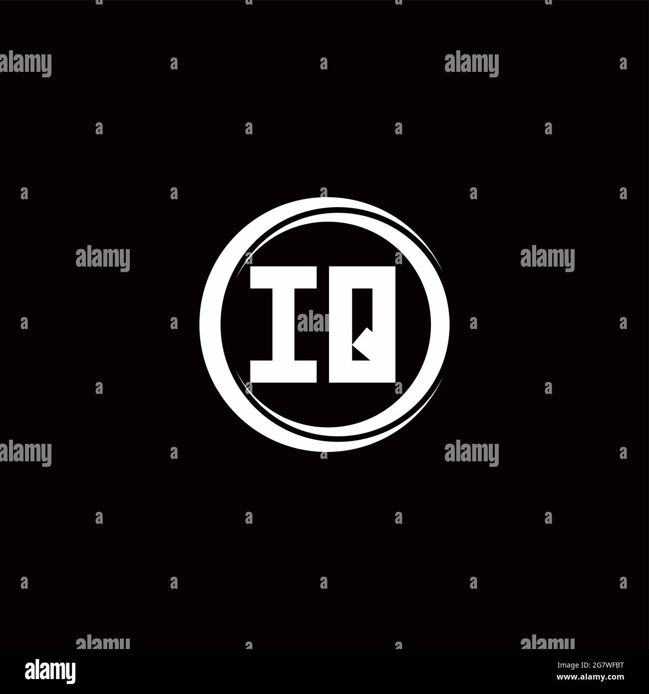 KJ logo letters monogram with prisma shape design template vector icon ...