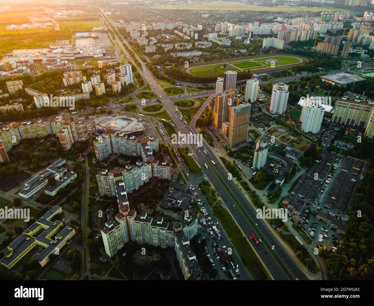 Aerial view of houston skyline hi-res stock photography and images - Alamy