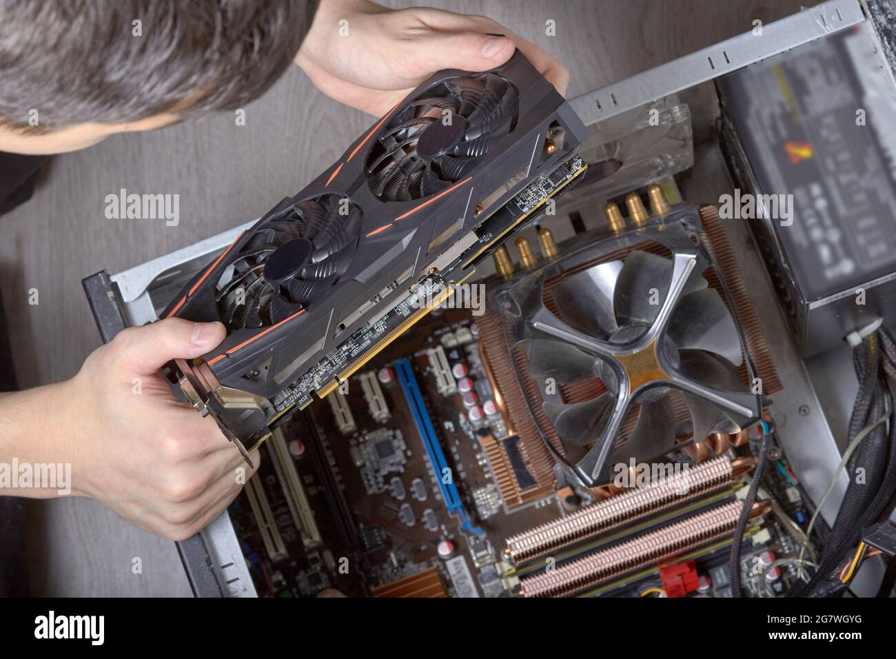 Cleaning pc component hi-res stock photography and images - Alamy
