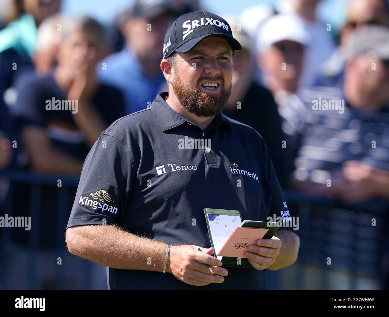 Republic of Ireland's Shane Lowry on the 3rd tee during day two of The ...