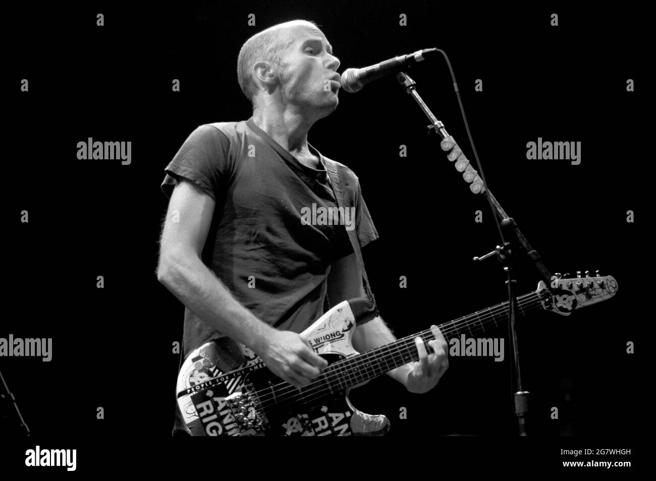 Milan Italy 1996-09-26 : Moby live concert at the Palavobis Stock Photo ...