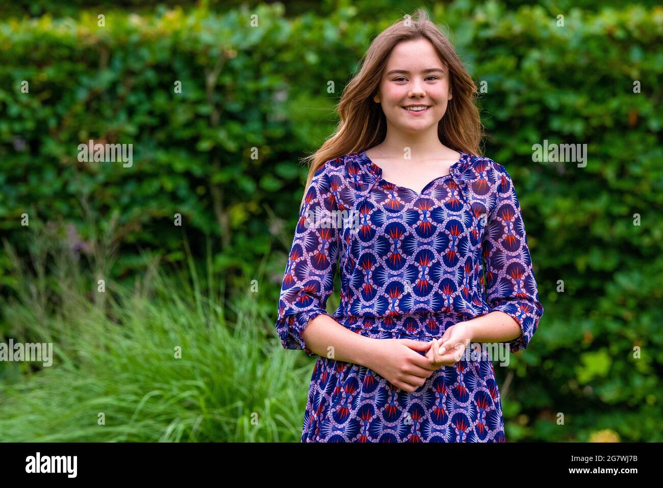Princess Ariane of the Netherlands during the annual summer photo ...