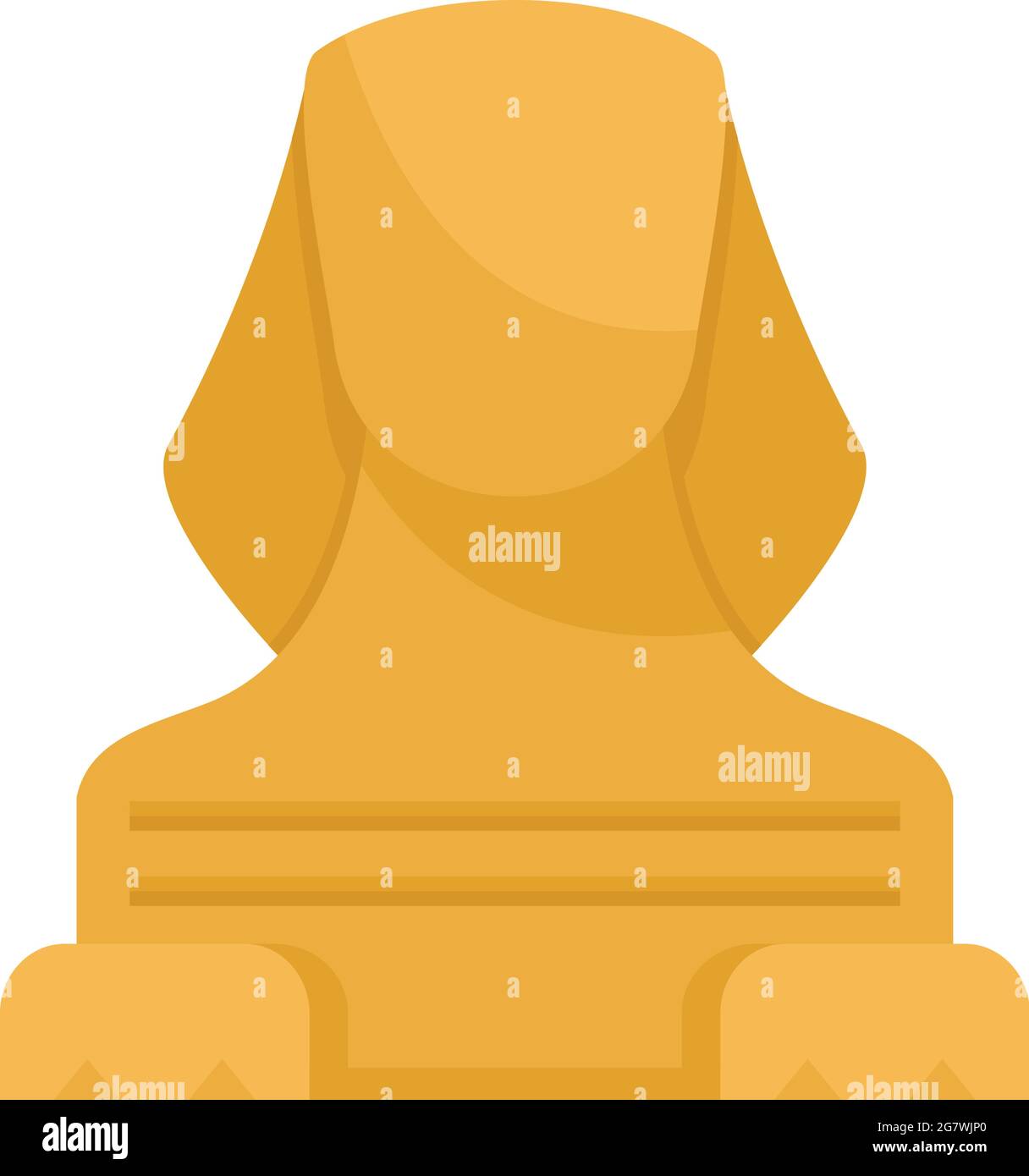 Sphinx icon. Flat illustration of Sphinx vector icon isolated on white ...