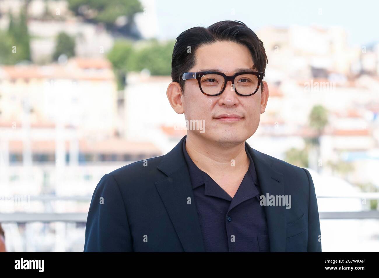 Cannes, France. July 16th 2021: Han Jae-rim poses at the photocall of ...