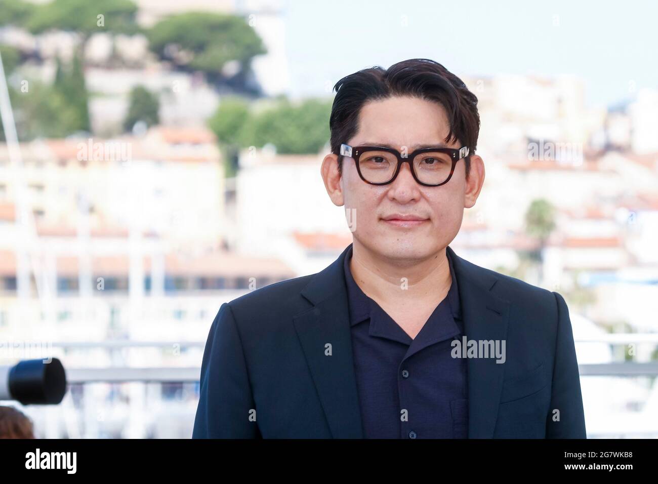 Cannes, France. July 16th 2021: Han Jae-rim poses at the photocall of ...