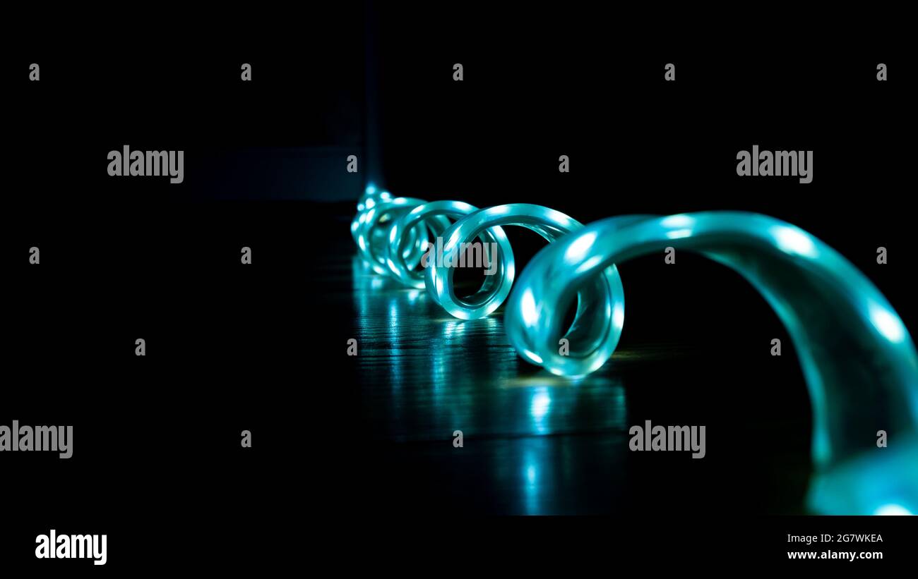 Cold shine line blue light hi-res stock photography and images - Alamy