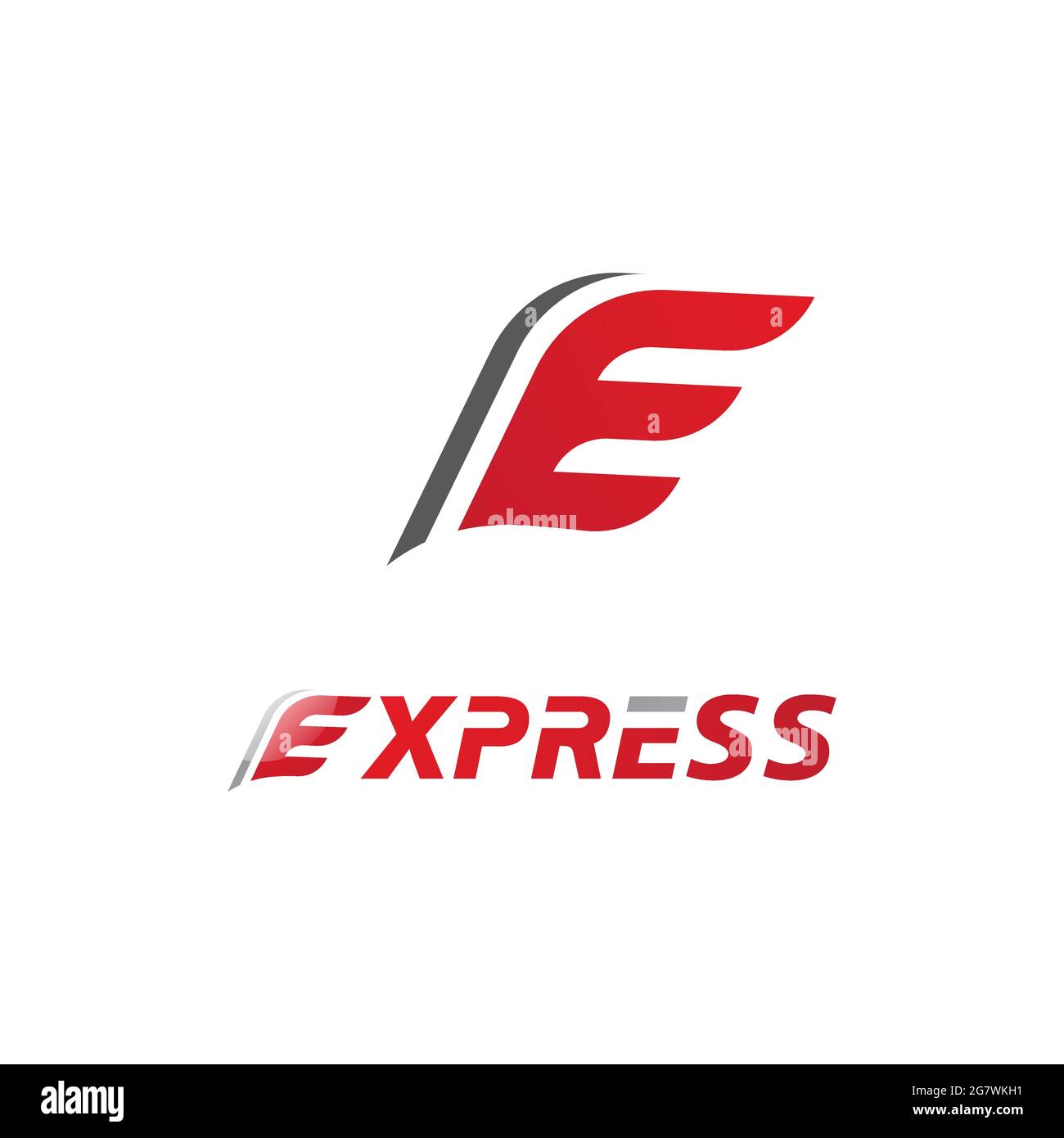 Letter E for express logo Vector icon design illustration Template ...