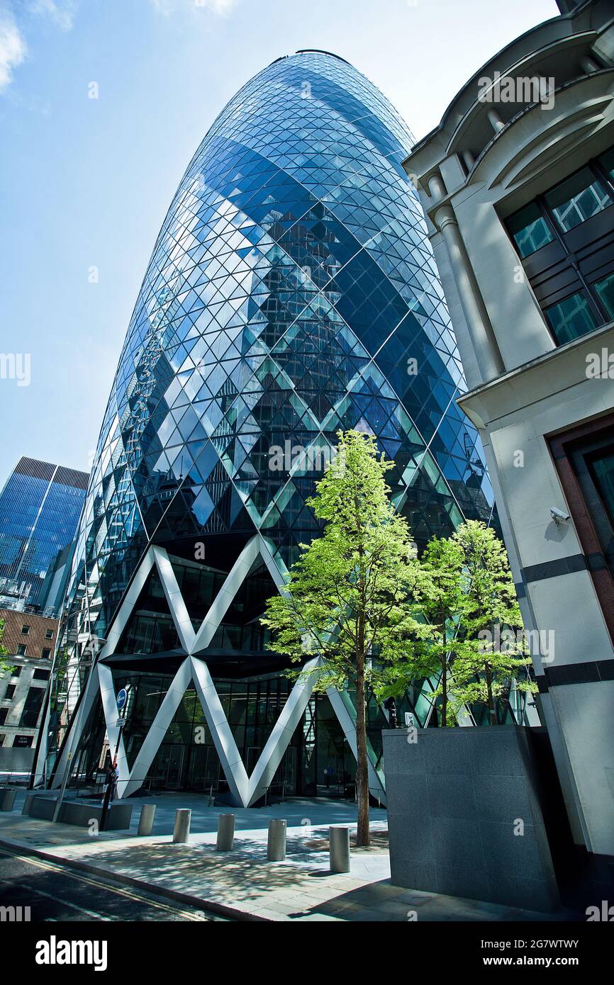 The Gherkin Building Stock Photo - Alamy