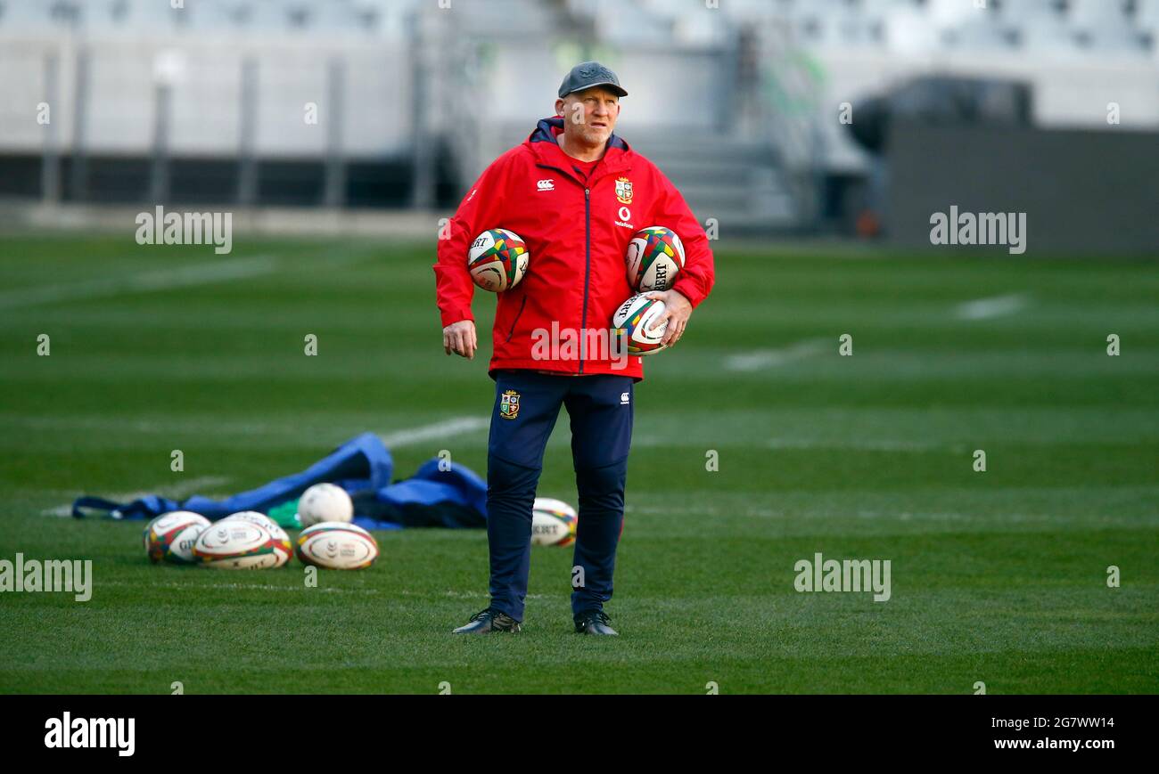 Neil Jenkins (Kicking Coach) British & Irish Lions during a kickers ...