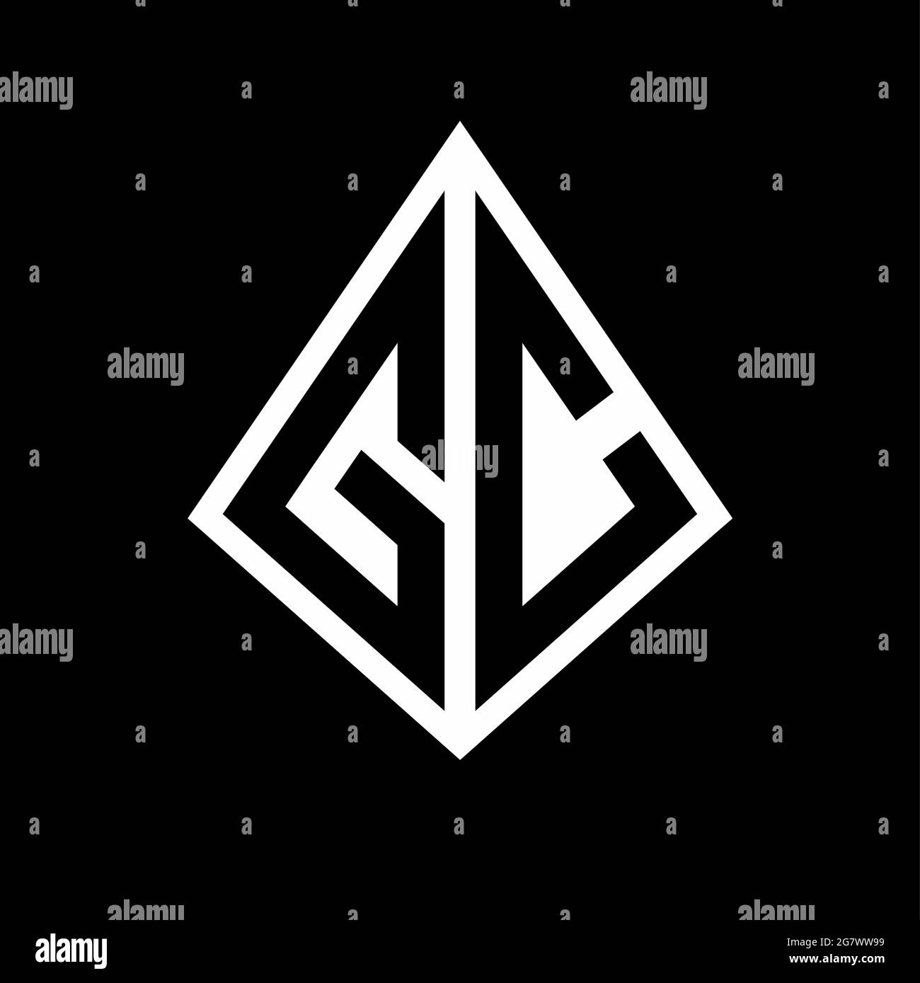 Letter gc logo vector vectors hi-res stock photography and images - Alamy