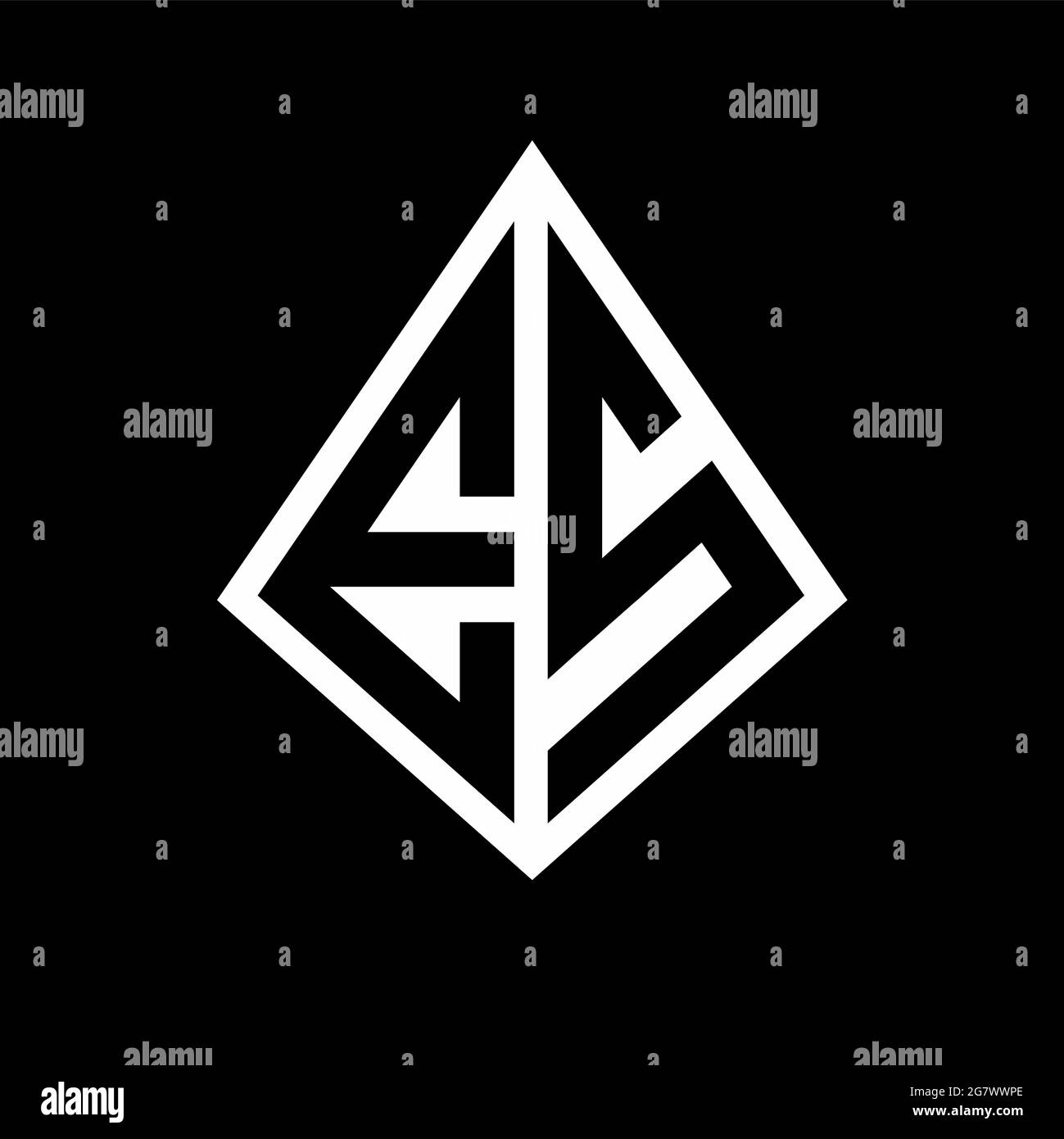 Es logo vector vectors hi-res stock photography and images - Alamy