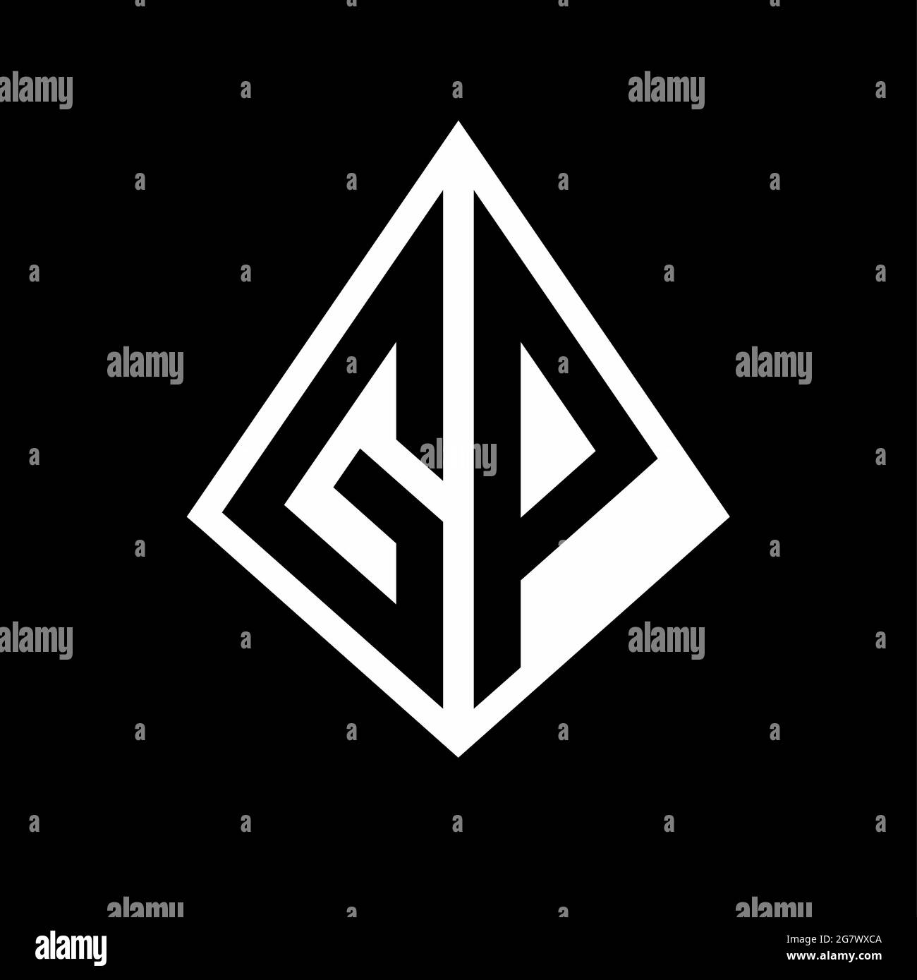 Gp letters vector vectors hi-res stock photography and images - Alamy