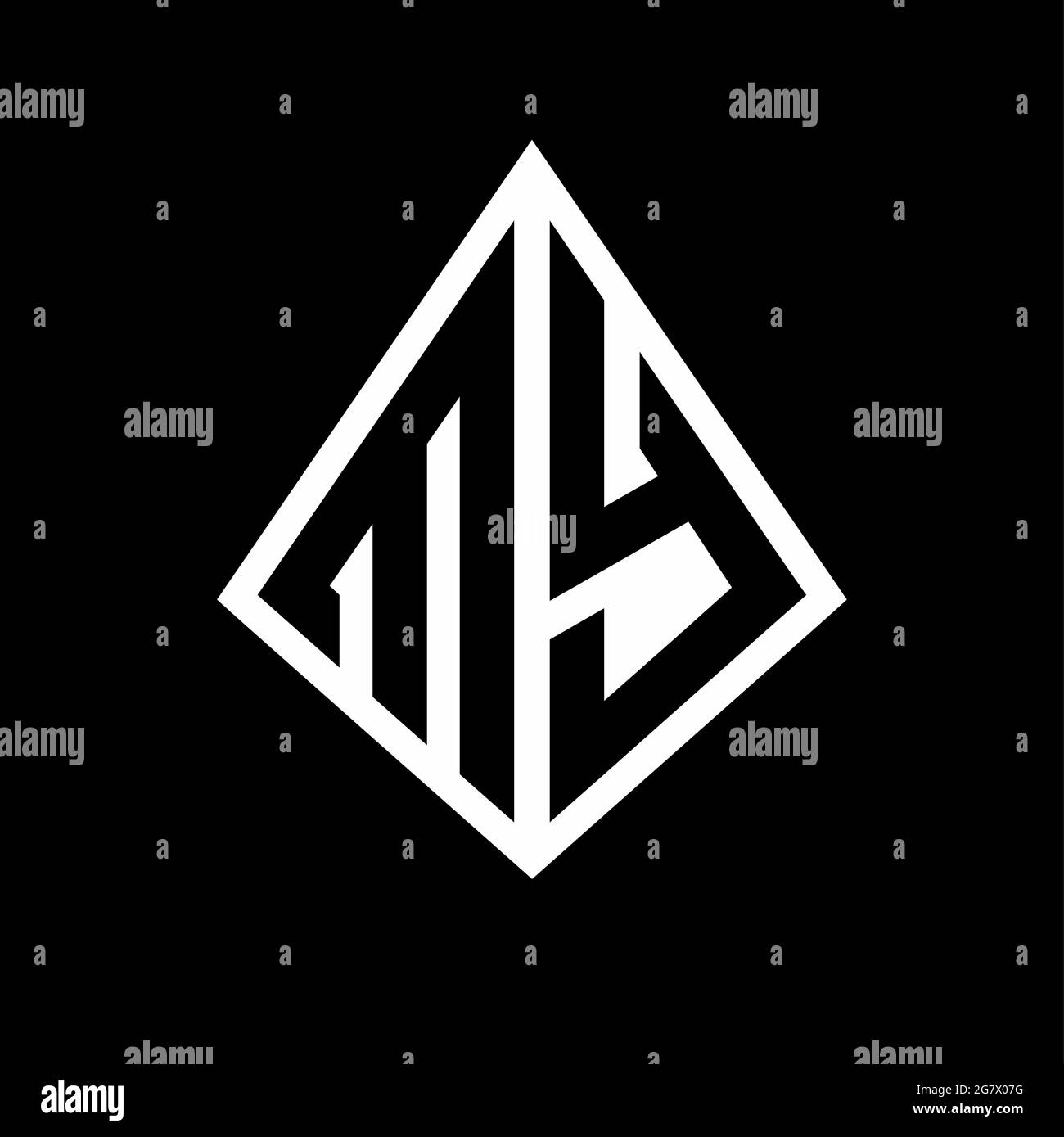 MY logo letters monogram with prisma shape design template vector icon ...