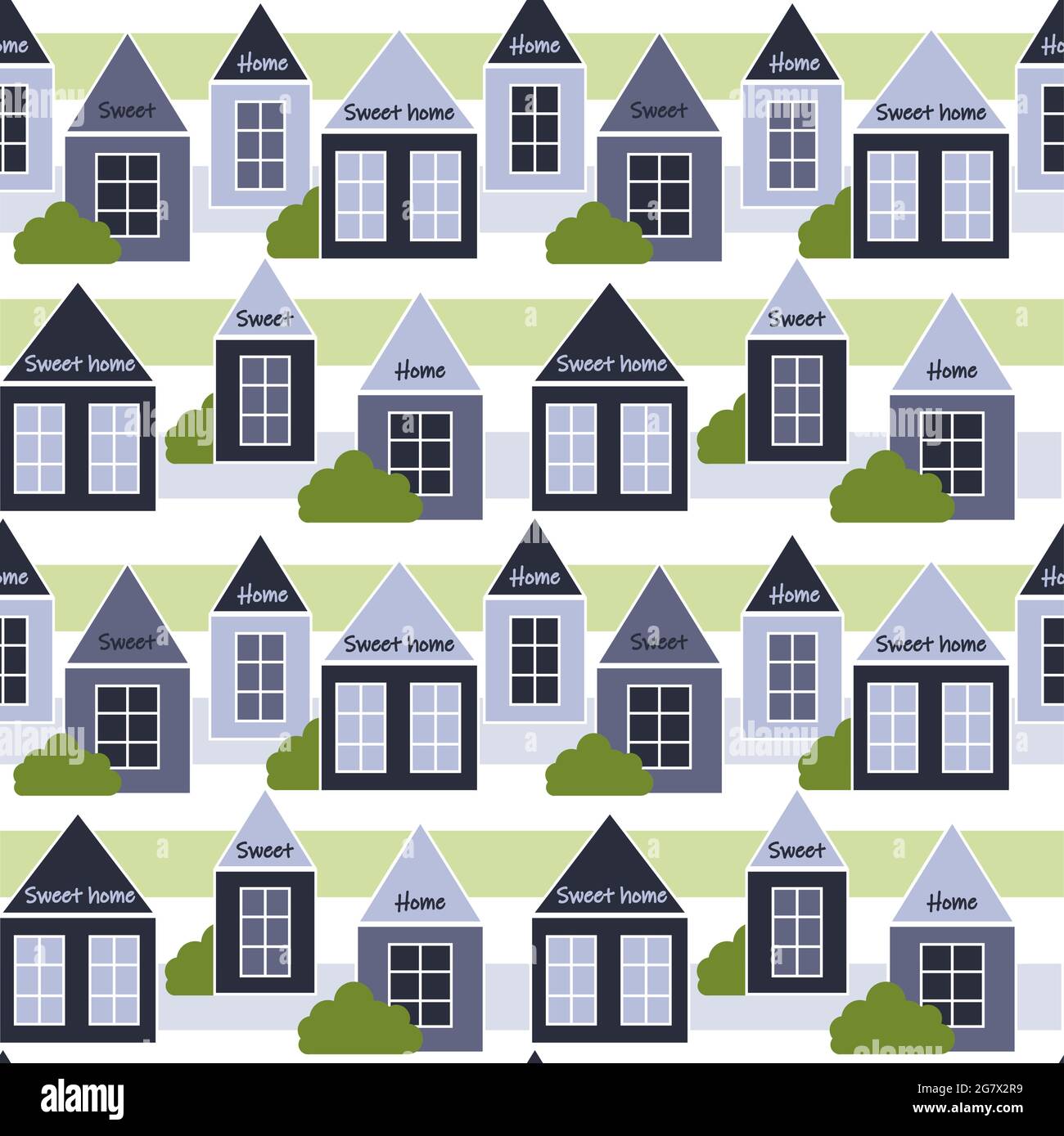 Striped houses Stock Vector Images - Alamy