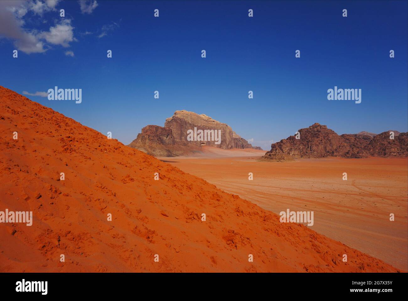 Wadi rum - “The Valley of the Moon”, depicted as Mars in several ...