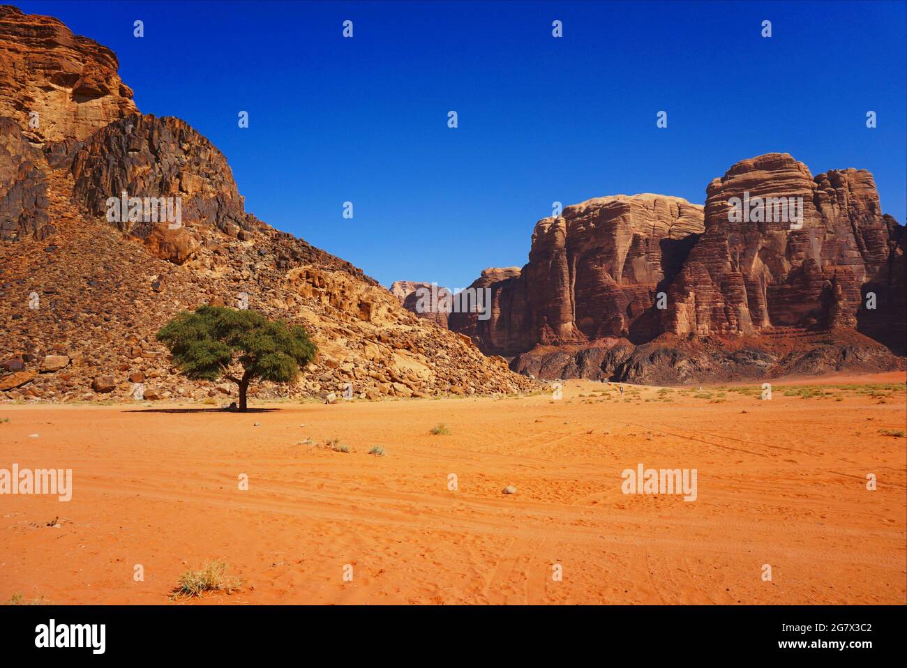 Wadi rum - “The Valley of the Moon”, depicted as Mars in several ...
