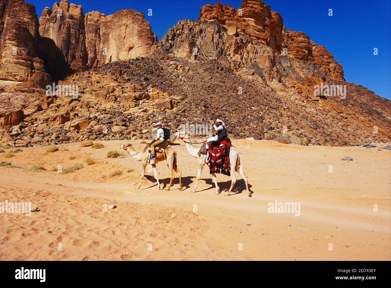 Wadi rum - “The Valley of the Moon”, depicted as Mars in several ...