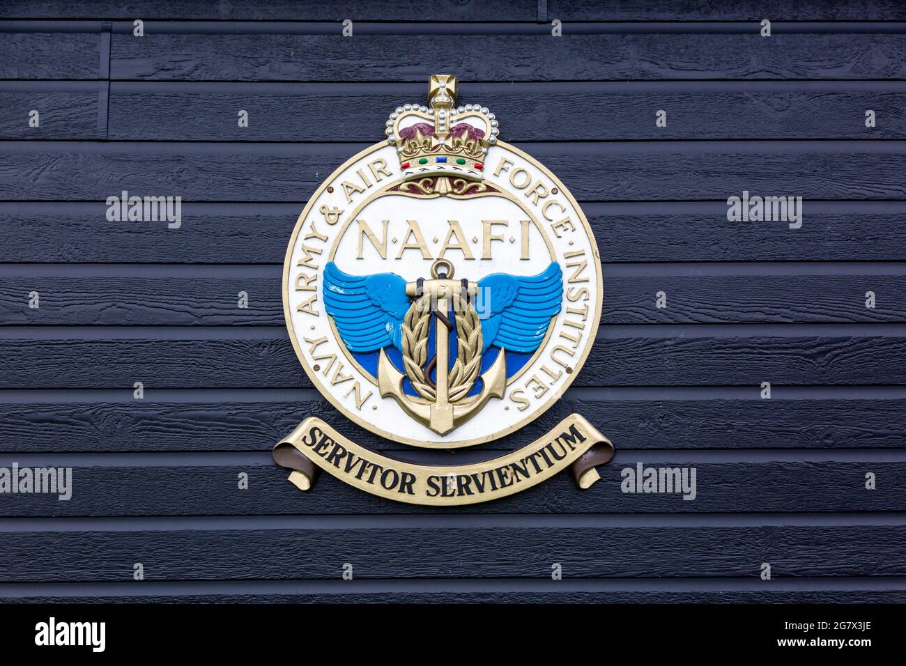 Naafi sign hi-res stock photography and images - Alamy
