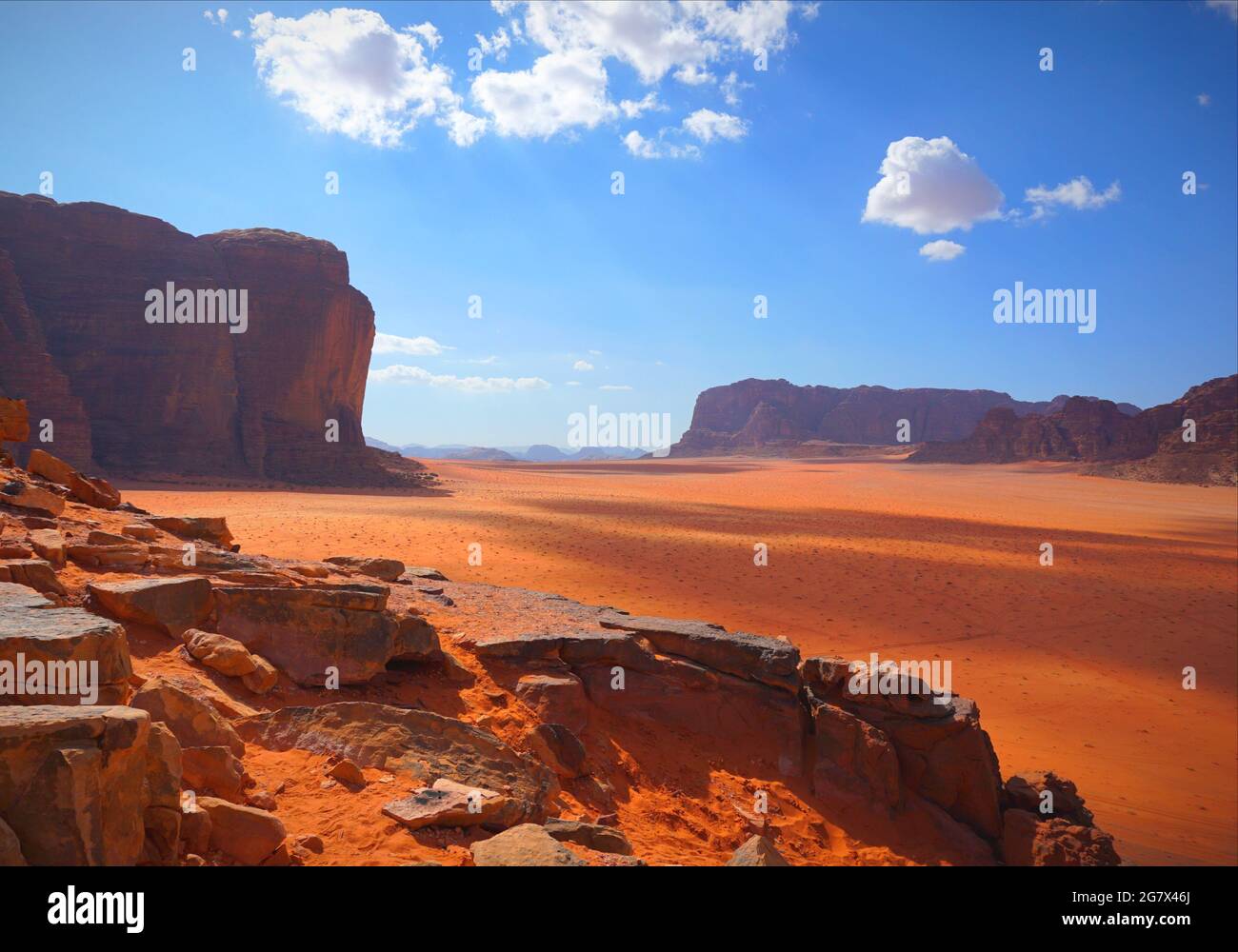 Wadi rum - “The Valley of the Moon”, depicted as Mars in several ...