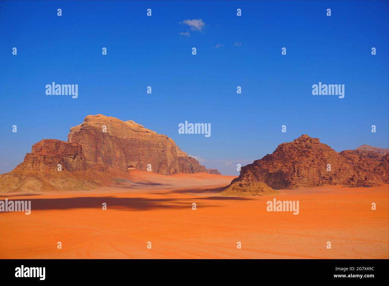 Wadi rum - “The Valley of the Moon”, depicted as Mars in several ...