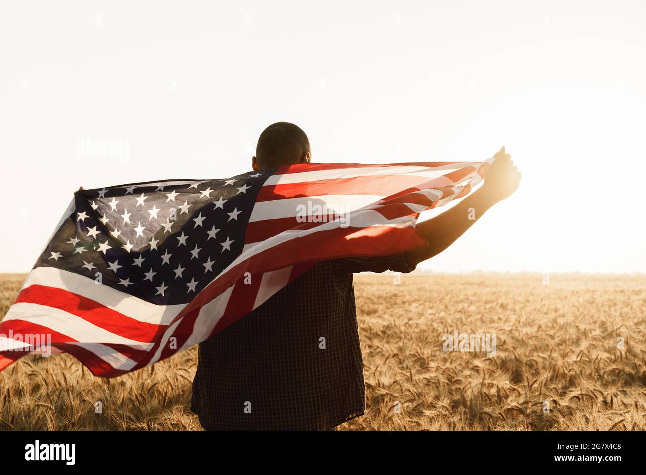Memorial flag standing in sunshine hi-res stock photography and images ...