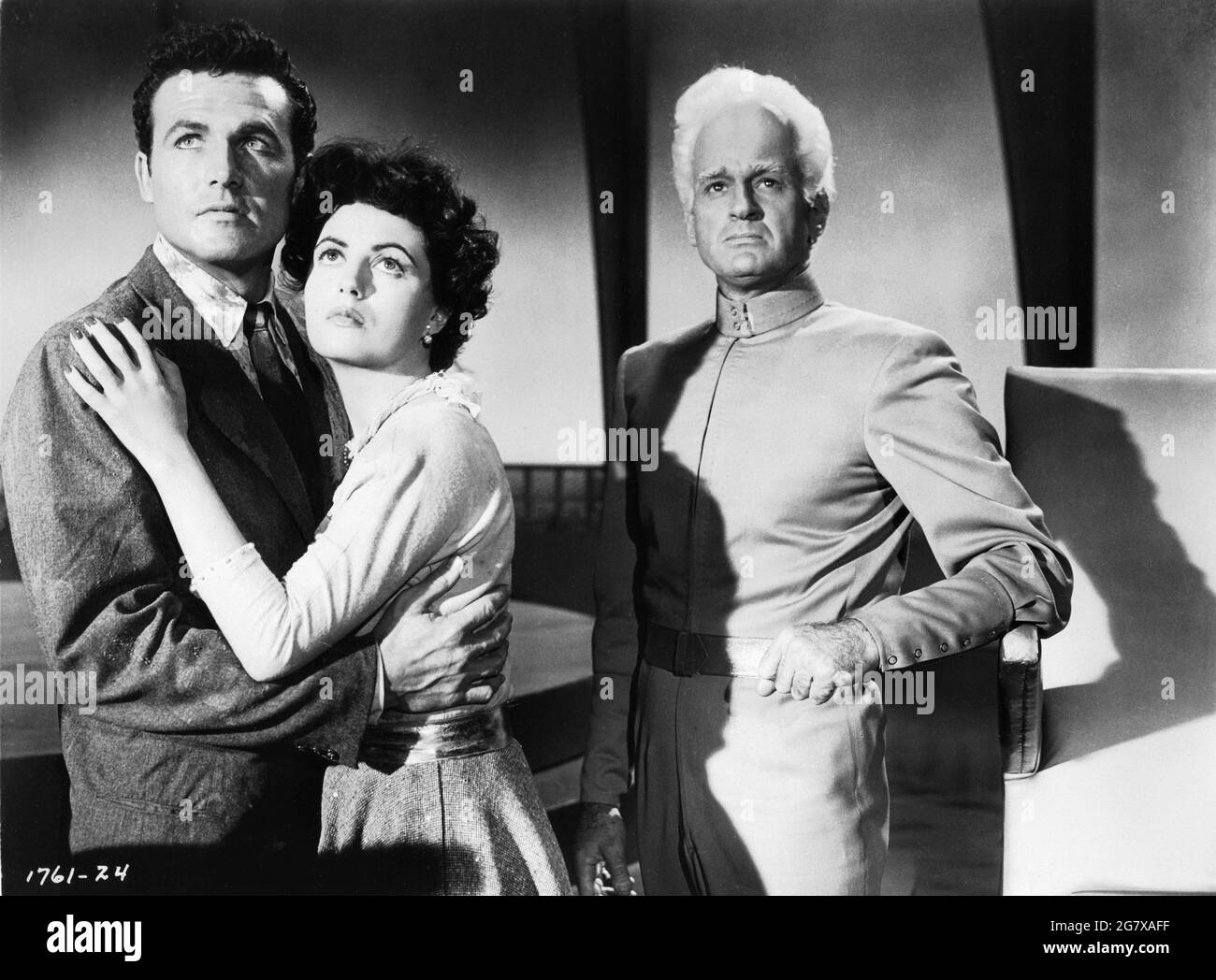 REX REASON FAITH DOMERGUE and JEFF MORROW in THIS ISLAND EARTH 1955 ...