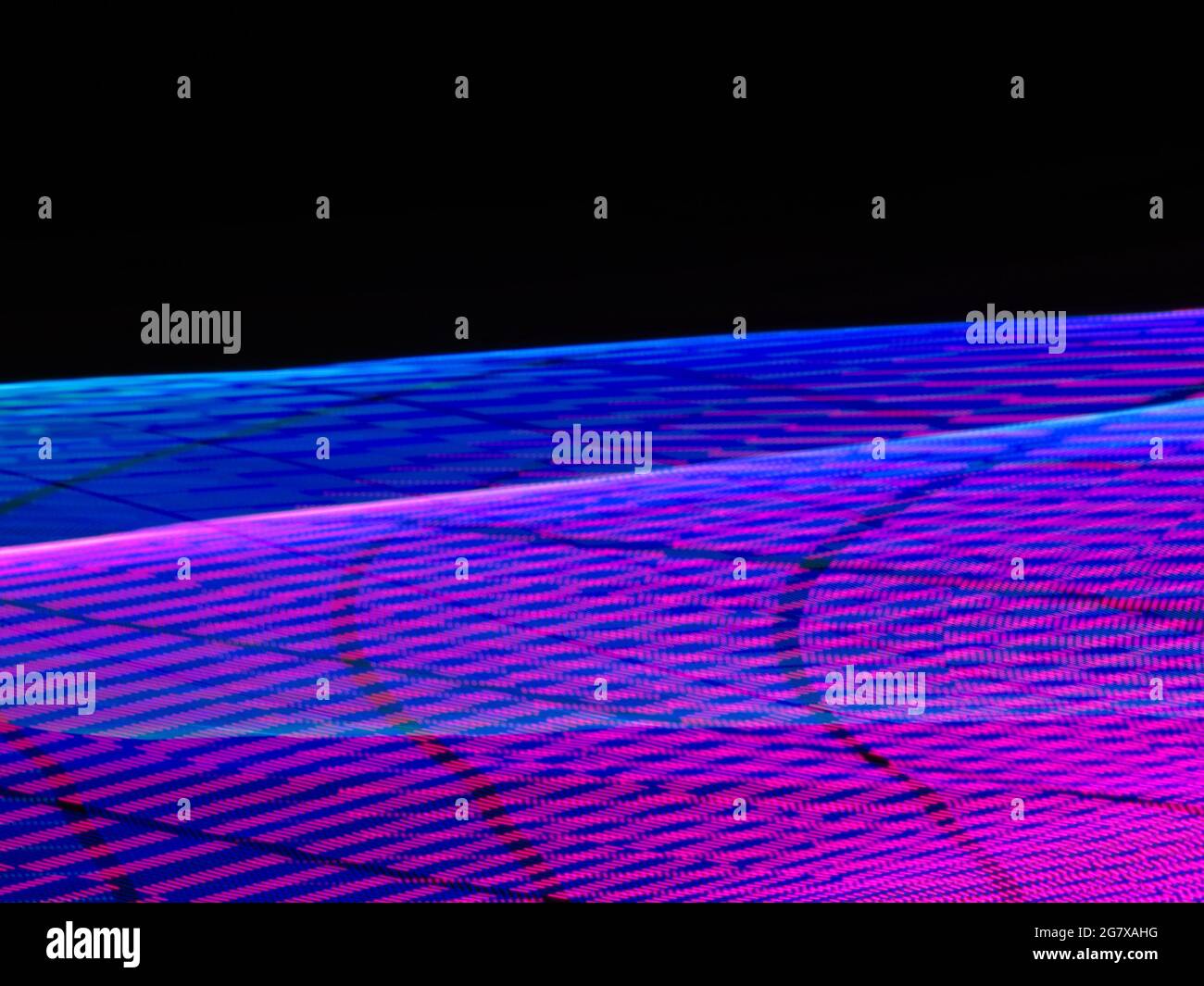 Gradual rhythmic light trajectory on the black background Stock Photo ...