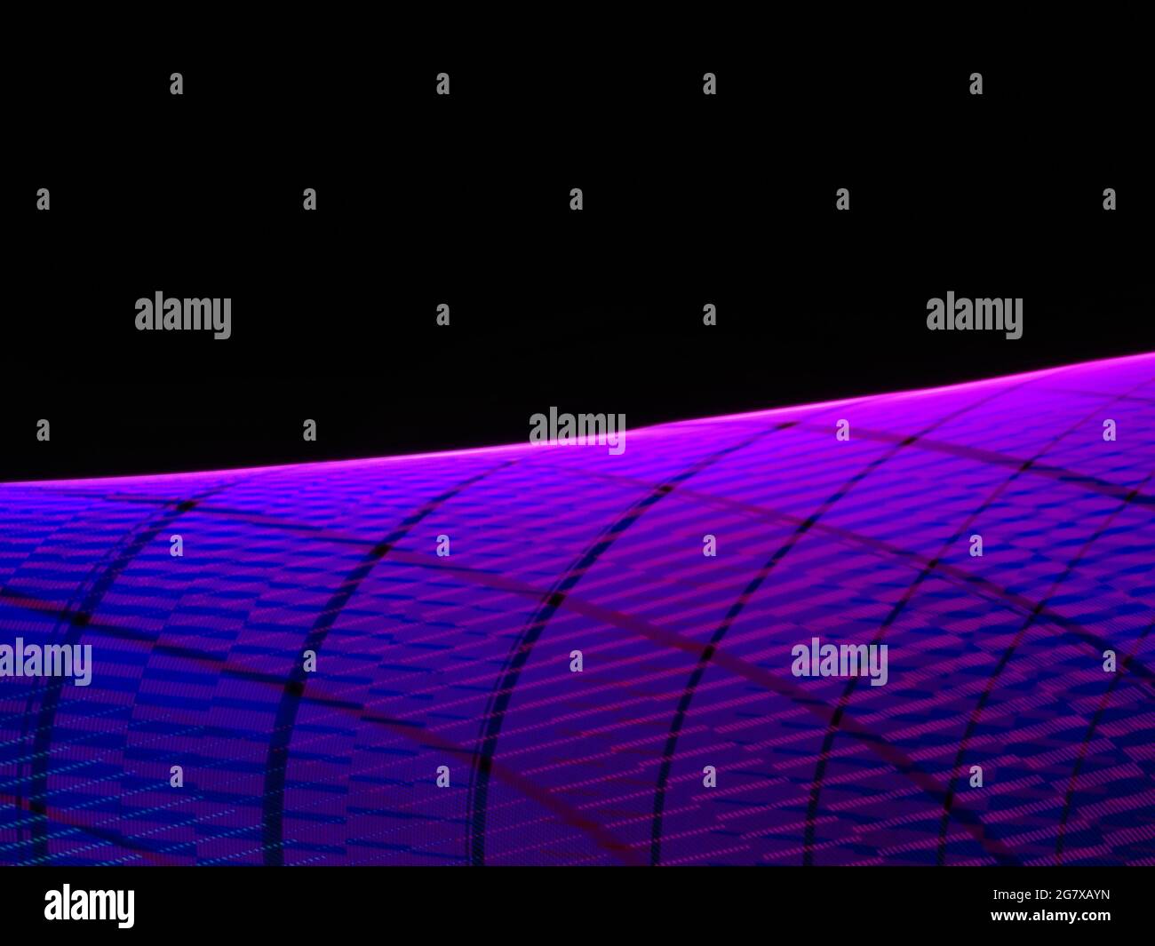 Gradual rhythmic light trajectory on the black background Stock Photo ...