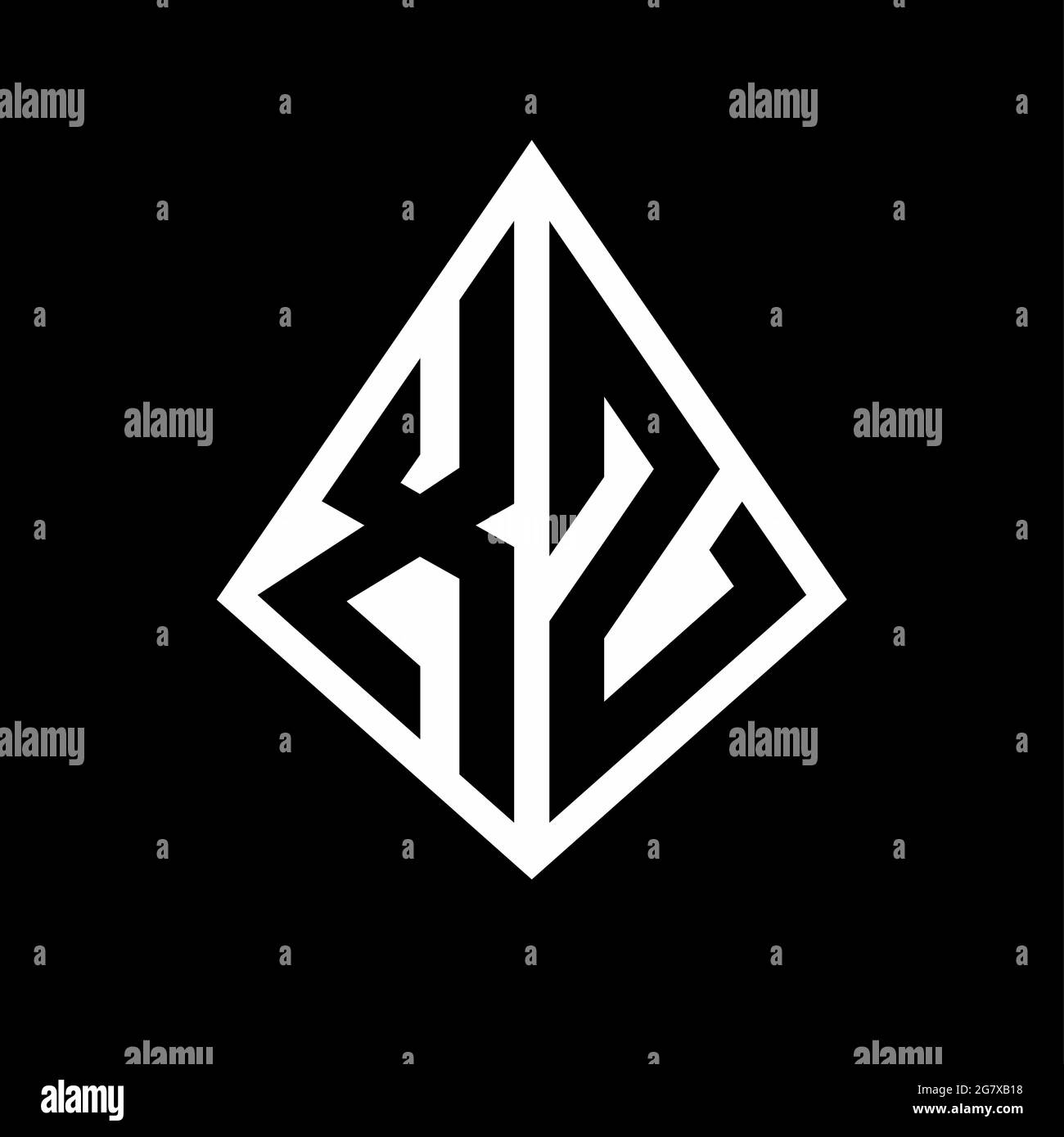 Zx modern logo Black and White Stock Photos & Images - Alamy