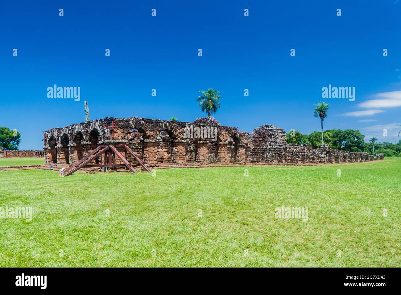 Jesuit mission ruins in Trinidad, Paraguay Stock Photo - Alamy