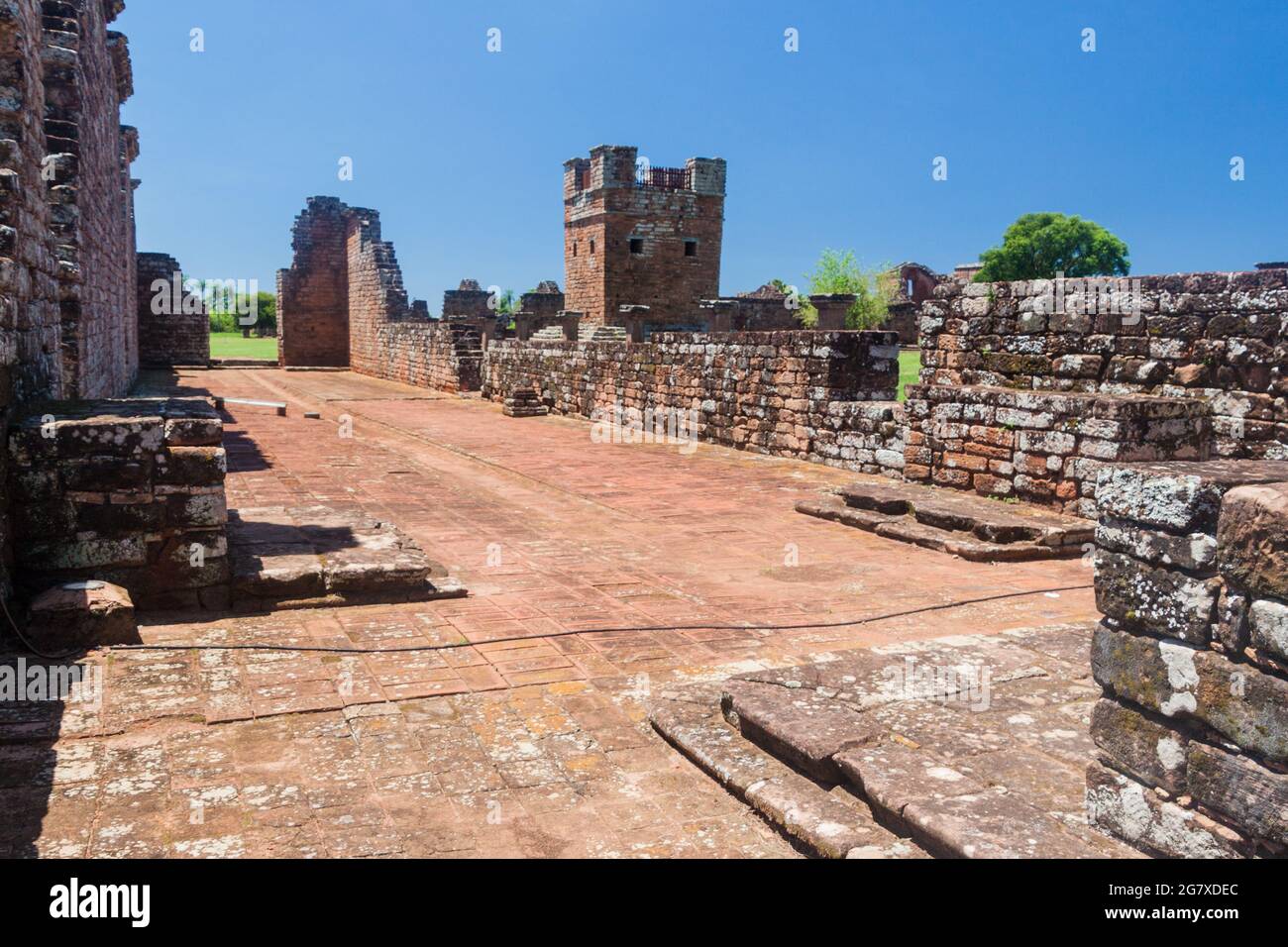 Jesuit mission ruins in Trinidad, Paraguay Stock Photo - Alamy