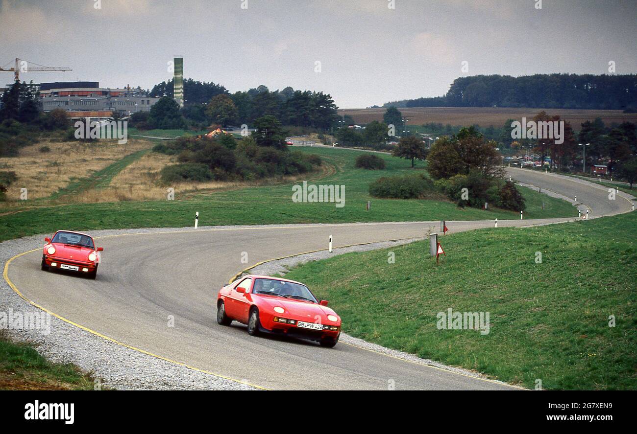 Weissach Porsche Test Center near Stuttgart Germany 1983 Stock Photo ...