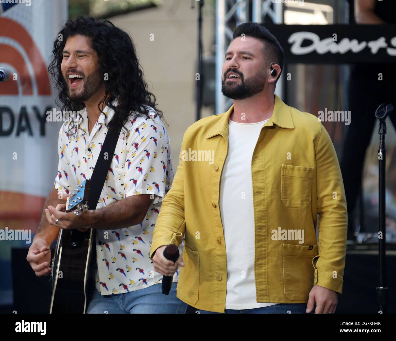 July 16, 2021, New York, New York, USA: Guitarist DAN SMYERS and ...