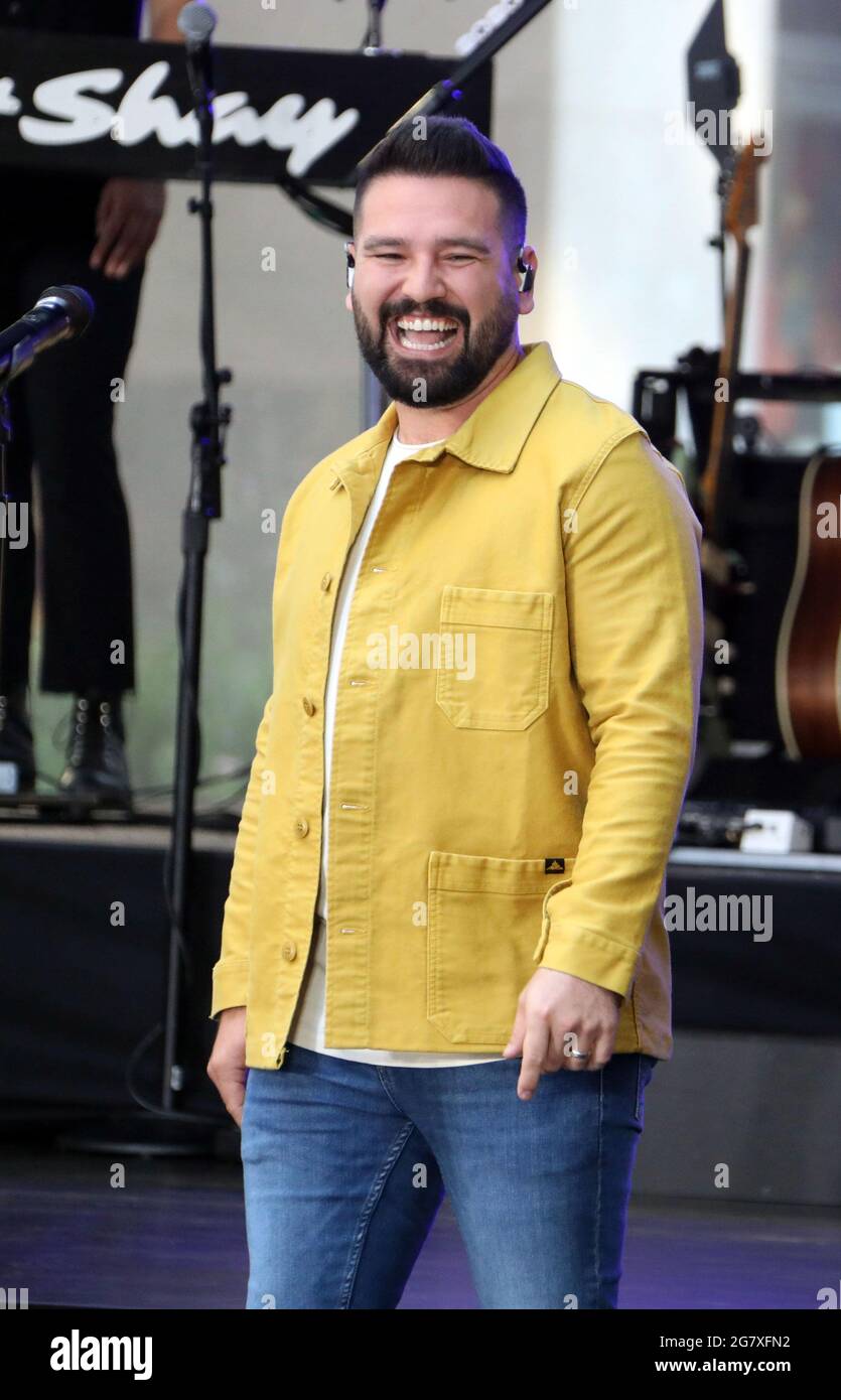 July 16, 2021, New York, New York, USA: Vocalist SHAY MOONEY from the ...