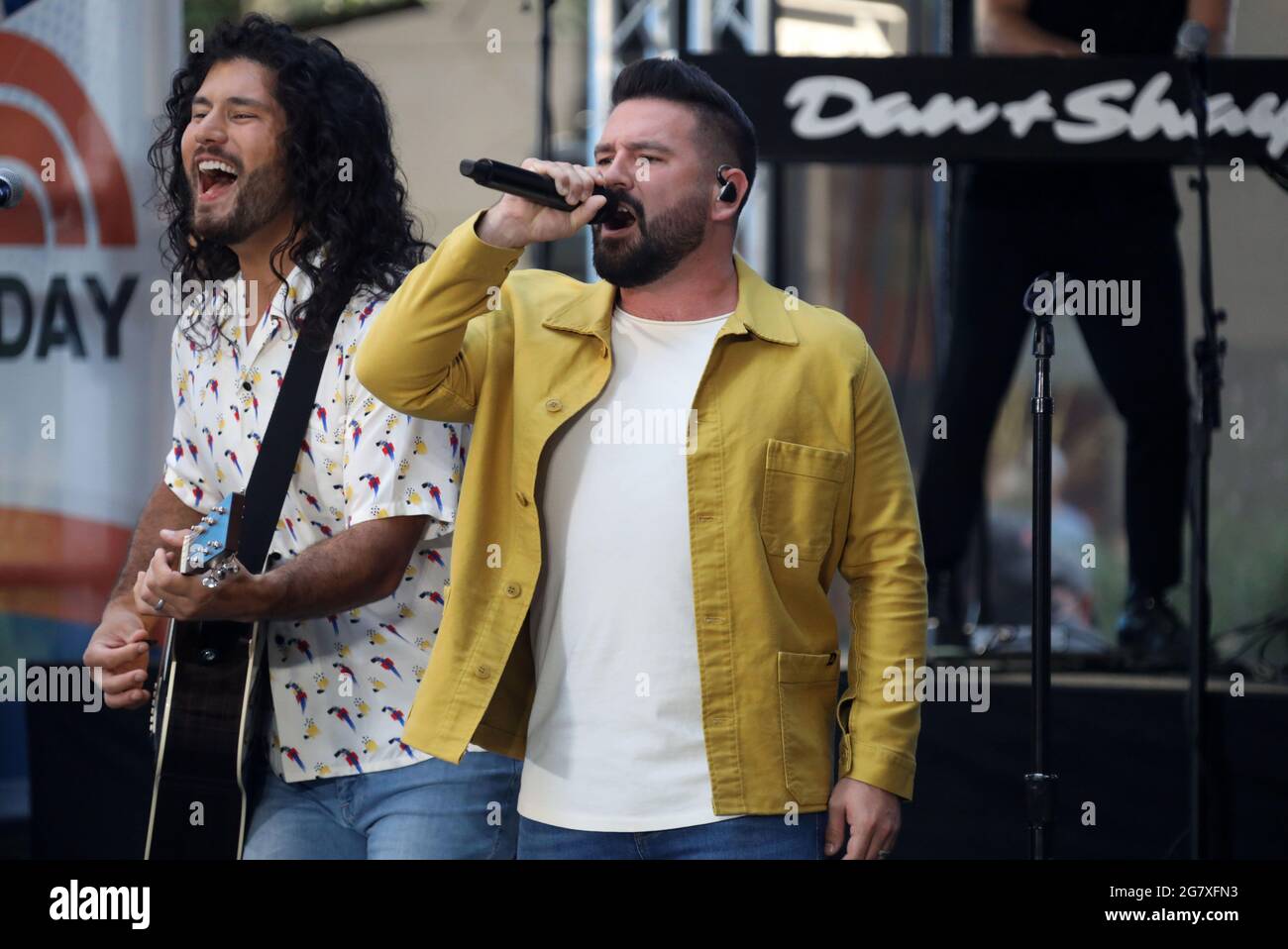 July 16, 2021, New York, New York, USA: Guitarist DAN SMYERS and ...