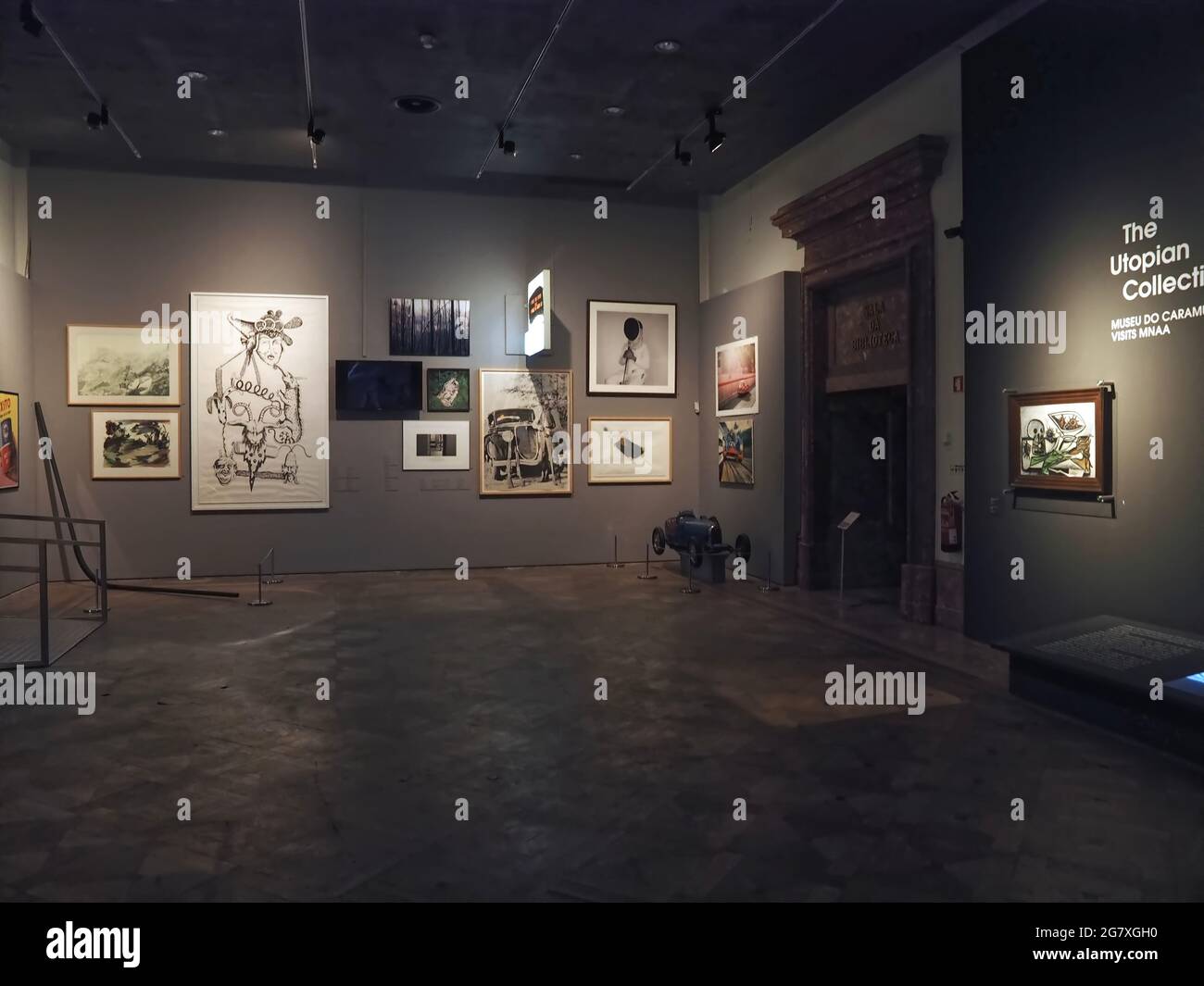 Arts and paintings inside the MNAA museum in Lisbon in Portugal Stock ...