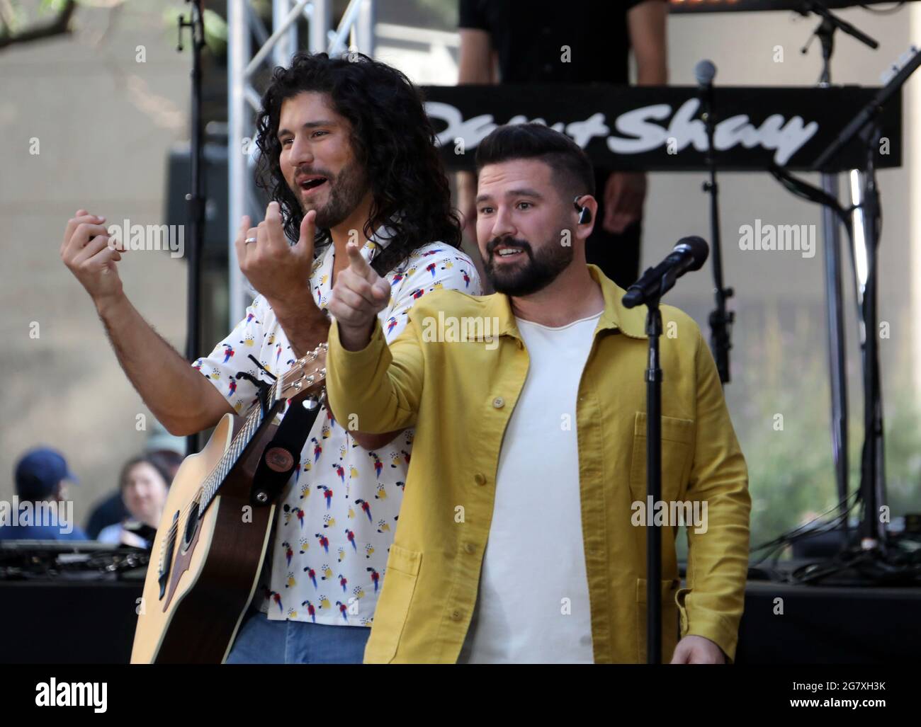 July 16, 2021, New York, New York, USA: Guitarist DAN SMYERS and ...